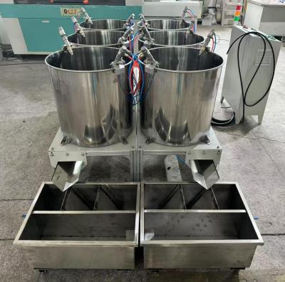 China 6 Station Spin Coating Machine 1000mm 2000mm for Fiber Bowl Tray High Temperature Water Hot Oil Proof for sale