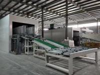 China Fold-Type Hot Air Drying Line for Cement Fiberboard 40-100m Customizable Length 3-5 Tiers for sale