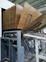 China Fold-Type Hot Air Drying Line for Cement Fiberboard 40-100m Customizable Length 3-5 Tiers for sale