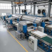 China Automatic Calcium Silicate Board Curing Drying Production Line 500-2000 m2 per Day for sale