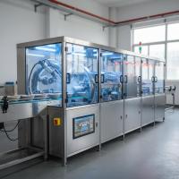 China High-Precision Automatic Spin Coating Line for Uniform Pulp Molded Product Interior Coating for sale