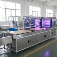China Compact UV LED Transfer Coating Line 1320mm for Wood Composite Panels Eco-Friendly Finishing for sale