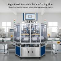 China High Speed Rotary Coating Line for Pulp Molded Food Packaging 380V 40 Cycles per Minute for sale
