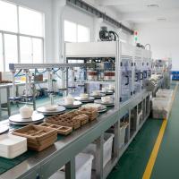 China Pulp Molding Coating Machine Automatic Spin Coating Line Ideal for Coating Molded Fiber Products Tableware Trays and Packaging Items for sale