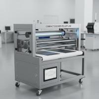 China Compact Excimer Roller Coating Curing Line 1320mm for Skin-Soft Panels Ultra-Matte Finish for sale
