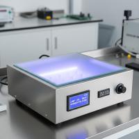 China UV Curing Machine 300x400mm Curing Area 365nm Wavelength 8000h Lamp Life PLC Control for sale