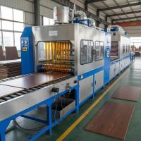China High Speed Wood Panel Curtain Coating Machine 1320mm Width 3-80mm Thickness for Factory Flooring for sale