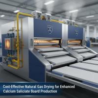 China Natural Gas Drying System OSM-LRHG-1320T for Calcium Silicate Boards - 1320mm Width, 300°C Max Temperature for sale
