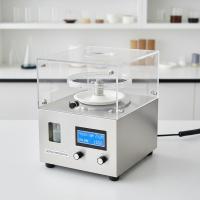 China Bagasse Tableware Single Station Spin Coating Machine 380 mm 1150 RPM for Biodegradable Materials for sale