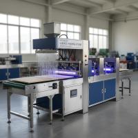 China Furniture Board Curtain Coating Machine 1320mm High-Gloss Finishing System for Wood Panels for sale