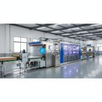 China Automated High-Gloss Panel Furniture Curtain Coating Line for MDF Board 2800mm Width for sale