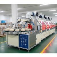 China 24-Station Spin Coating Line for Pulp Molded Waterproofing 800-1200 Pcs/Hr with High-Efficiency Drying System for sale