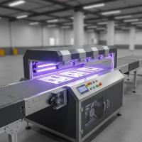 China High-Speed 5-Lamp UV Curing Machine with Customizable Conveyor for Instant Ink Drying for sale