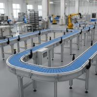 China Modular Belt Conveyor System with Customizable Length Width and Height for Automated Production Lines for sale