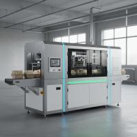 China High-Speed Single-Pass Digital Printer for Molded Pulp Food Containers 600 dpi 60 m/min for sale