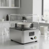China Single-Station Spin Coater for Molded Pulp Food Containers Benchtop 6000 RPM Custom Fixtures for sale