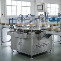 China Standard Six‑Station Rotary Spin Coating Line for Molded Pulp Internal Barrier Coating for sale