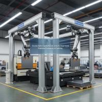 China Double-Station Gantry Robtic Arms for Sheet Metal Maximize Productivity & Flexibility for sale