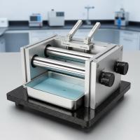 China Compact Double Roller Coater with Manual Gap Adjustment and Quick Roller Change for Precision Coating for sale
