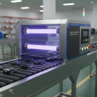 China Industrial 365nm Dual-Lamp UV Curing System 600mm Width for Fast Production Line Coating for sale