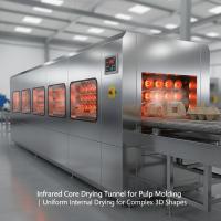 China Infrared Core Drying Tunnel for Pulp Molding | Uniform Internal Drying for Complex 3D Shapes for sale