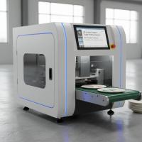China Water-Based Digital Printing Machine for Pulp Molded Tableware 1200 dpi 150 m/h for sale
