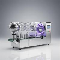 China Golf ball head grape skin PE PP bottle flat special-shaped workpiece UV rotating multi-face curing machine for sale