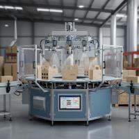 China High-Speed Rotary Table Automatic Sprayer for Industrial Packaging Boxes（Wine Shippers & Electronics）- Custom Coating Line for sale