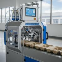 China Advanced Spray Coating System for Pulp Molded Industrial Packs 12-25 m/min 0.2-0.6 mm for sale