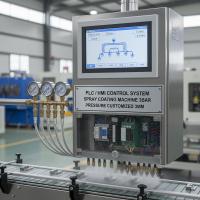 China PLC HMI Control System Spray Coating Machine 3bar Pressure 3mm Thickness for sale