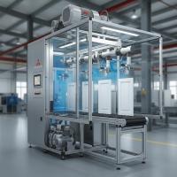 China 60KW Mitsubishi Servo Motor Spray Coating Equipment 920mm Width for Door Panel for sale