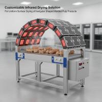 China Customizable Infrared Drying Solution | For Uniform Surface Drying of Irregular Shaped Molded Pulp Products for sale