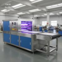 China 10KW 2m/min UV Roll Coating Machine with 920mm Width and Conveyor Belt for Wood, Plastic, Metal for sale