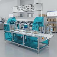 China Spin Coating Line for Eco-Friendly Tableware 30 Cycles Per Minute Precision Internal Coating for sale