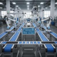 China Customizable Conveyor Belt Production Line 300-1500mm Width 2000 kg/hr Capacity for Industrial Automation for sale