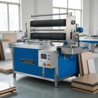 China Precision Two-Roll Coating Machine 1300mm Width 5-200 Micron Thickness for PVC Furniture Metal Panels for sale