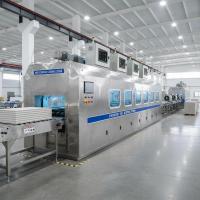 China Continuous Microwave Drying Line 20-50kW for Accelerated Curing of Gypsum and Cement Fiber Building Panels for sale