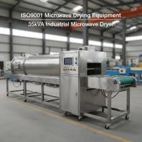 China 35kVA Industrial Microwave Dryer - 85KW Output Water-Based Paint Drying System with 1320mm Conveyor Width for sale