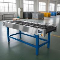 China Automatic Stainless Steel Conveyor Belt Machine 2m x 0.6m x 1.5m PLC Control 220V for sale