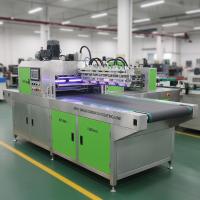 China Spot Grass Green UV Coating Line with 1320mm Width and 5-20 m/min Speed - ISO9001 Certified Automatic Printing UV Machine for sale