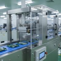 China 60KW 380V Pneumatic Curtain Coating Machine with 80m/min Speed and Four-Stage Conveying System for Electronics for sale