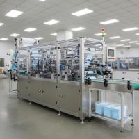 China ISO9001 20KW Surgical Mask Making Machine with 1800KG Weight and 17.5x9.5cm Production Capacity for sale