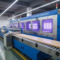 China Spray Paint Production Line UV Coating Equipment For Thickness 150mm Board for sale