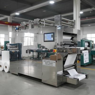 China 200KW Roll Paper Varnish Spot UV Printing Machine 304SS Mirror Panel for sale