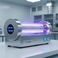 China Stainless Steel UV Irradiation Machine 300mm Width with 50x30W Tubes for Medical Supplies Sterilization for sale