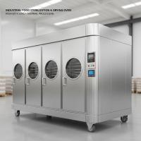 China Industrial Food Sterilization Drying Oven 50-150C SS304 Belt 500-1200mm for sale