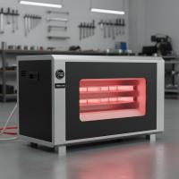 China Noise Level Below 75dB Infrared Drying Machine With 2.5KW Power Consumption for sale