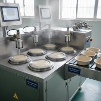 China 6 Station Spin Coating Machine 1000mm 2000mm for Fiber Bowl Tray High Temperature Water Hot Oil Proof for sale