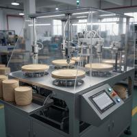 China Automatic 6-Station Spin Coating Machine 1200mm for Water Hot Oil Proof Food Packaging Tray for sale