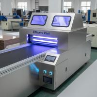 China PLC Controlled UV Curing Machine 365nm 1000W Two Lamps for Board Sheet Coating for sale